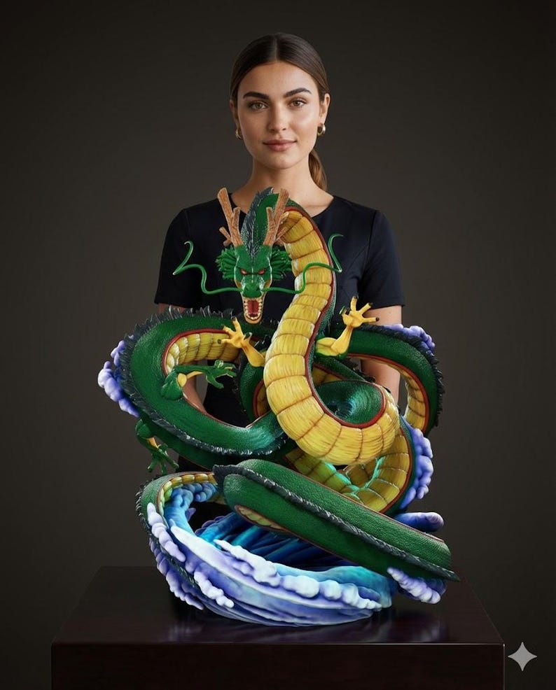 Shenron Eternal Dragon DBZ STL File | 3D Printable Model | Martial Arts ...