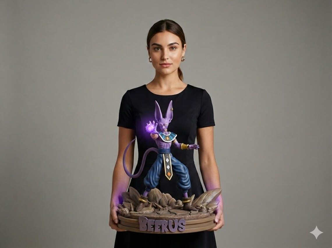 Lord Beerus/bills Diorama STL File | Modular Anime Figure | Martial ...