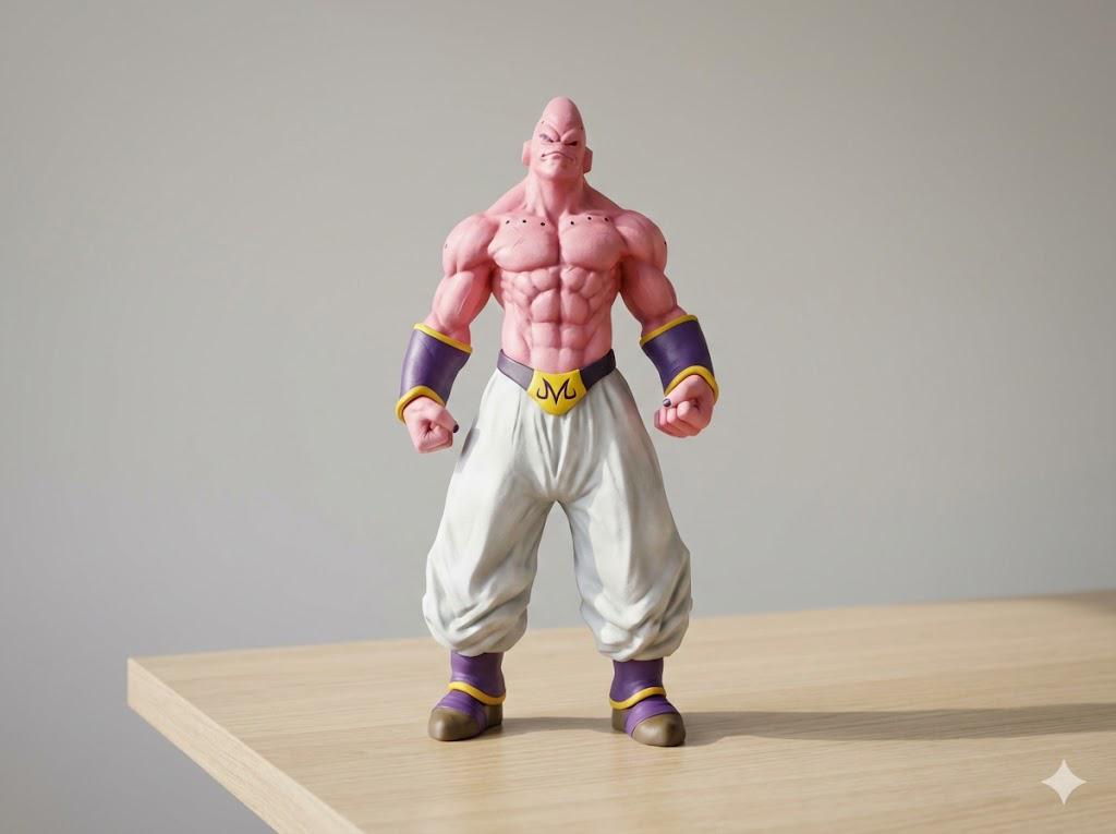 Super Evil Majin Buu STL File | 3D Printable Model | Modular Anime ...