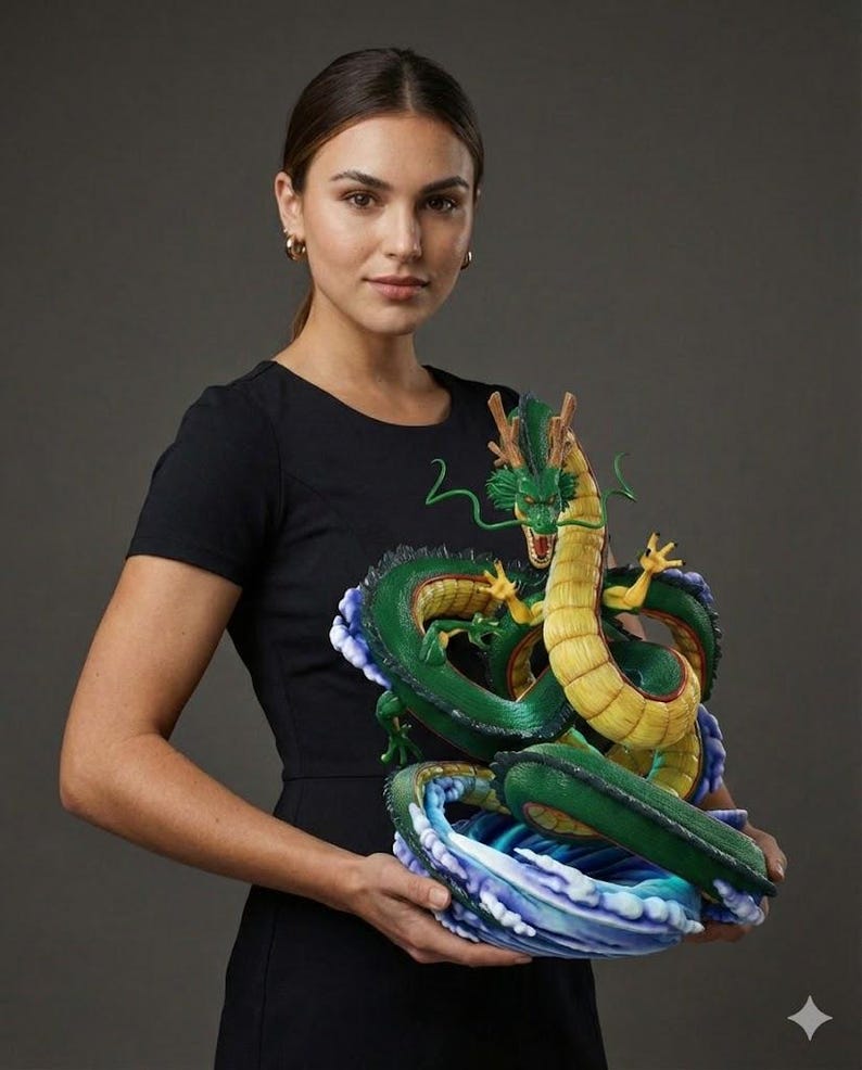 Shenron Eternal Dragon DBZ STL File | 3D Printable Model | Martial Arts ...