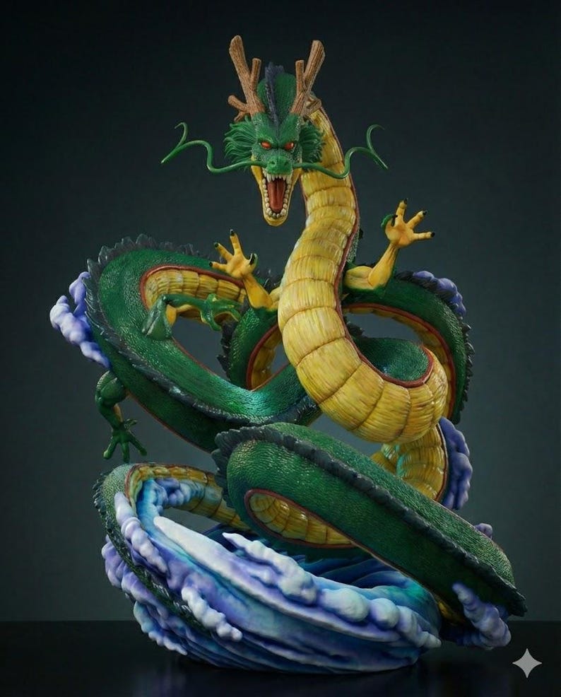 Shenron Eternal Dragon DBZ STL File | 3D Printable Model | Martial Arts ...