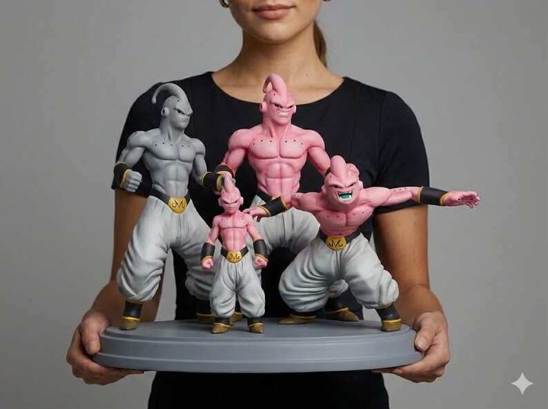 Majin Buu Collection Model STL File | 3D Printable Model | Modular ...