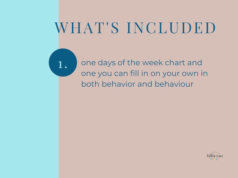 Printable Kids Behavior Chart, Daily & Weekly (PDF) - Etsy