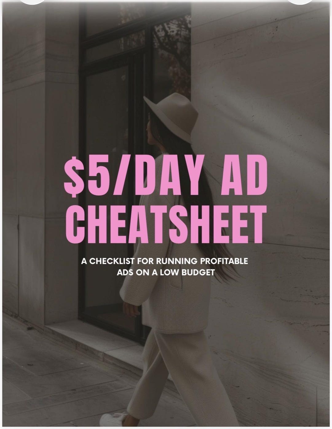 5 Dollar/day AD CHEATSHEET - Etsy