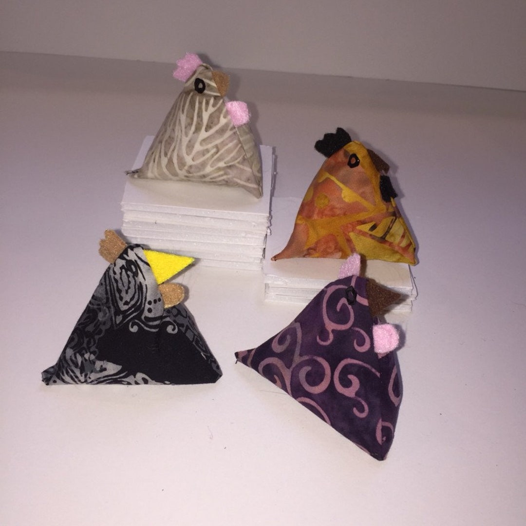 Batik Stim Chicken Fidget Quartet With Assorted Fillings. Small Fidget ...