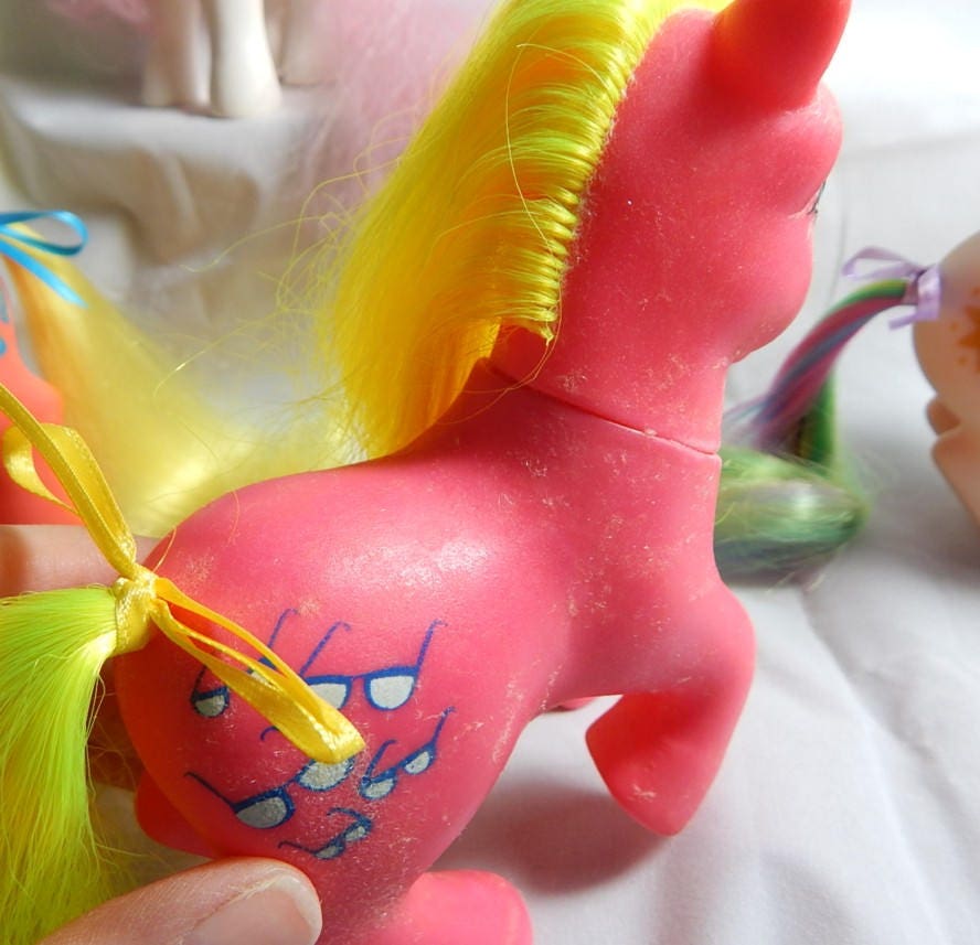 Vintage G1 MLP Refurbished and Deflocked Ponies Small Flaws - Etsy