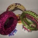 Crocheted Retro Pixel Art Cuff Bracelets. Perler Bead Jewelry. - Etsy