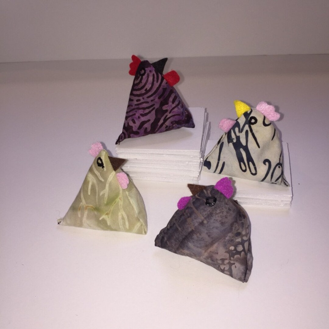 Batik Stim Chicken Fidget Quartet With Assorted Fillings. Small Fidget ...
