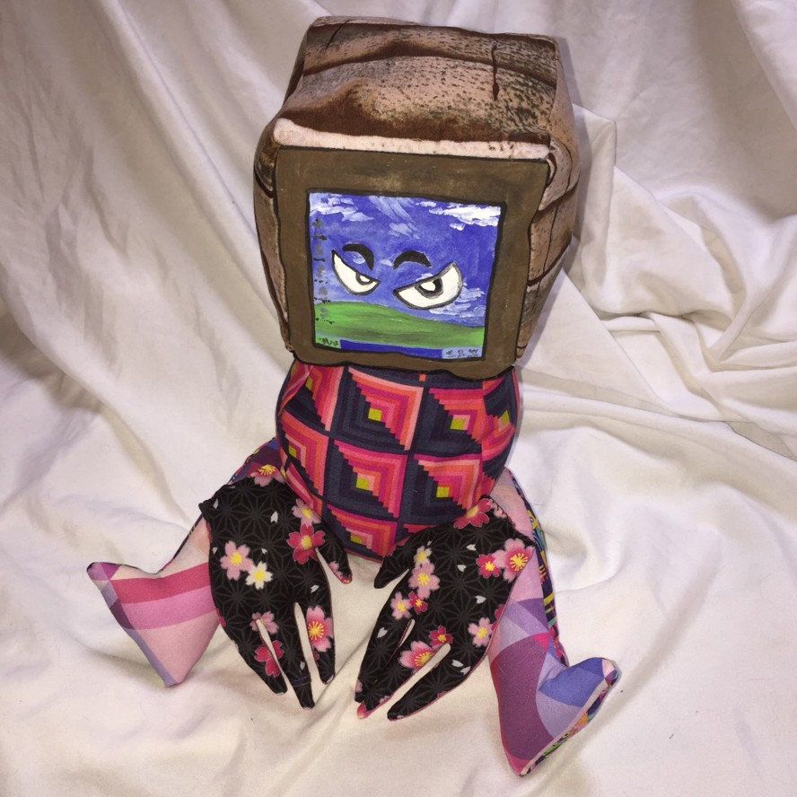 Computer Head Cosplay