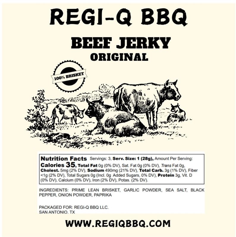 Original Beef Jerky 3oz - Etsy