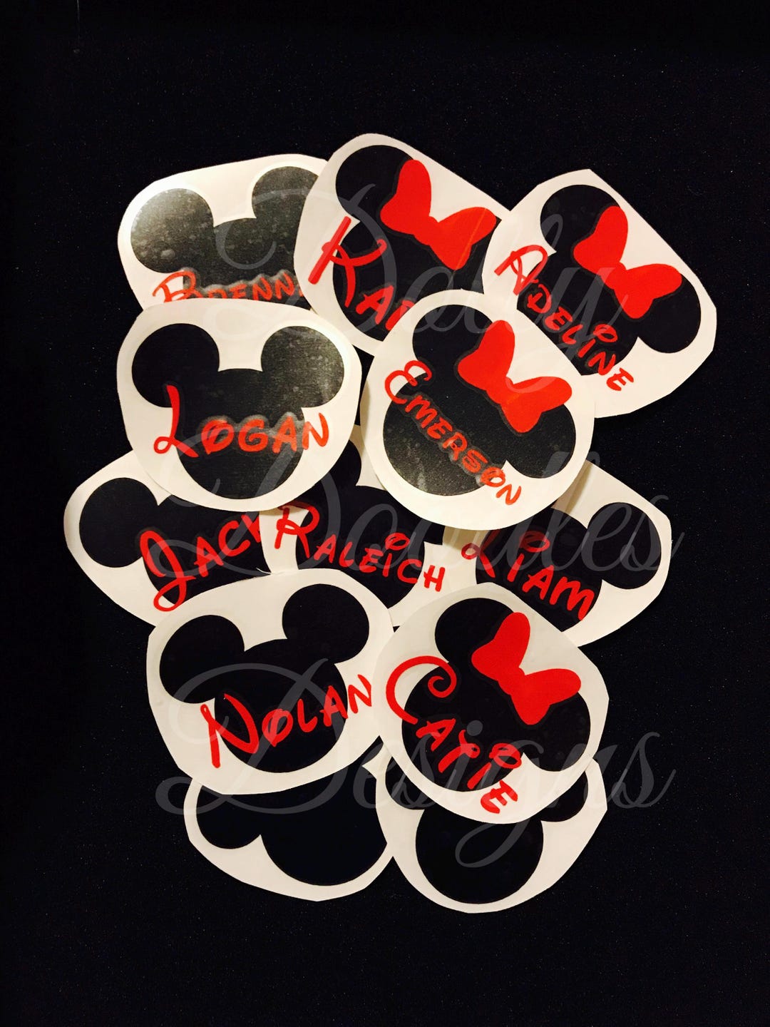 Mickey / Minnie INSPIRED Decal - With / Without Name or Monogram ...