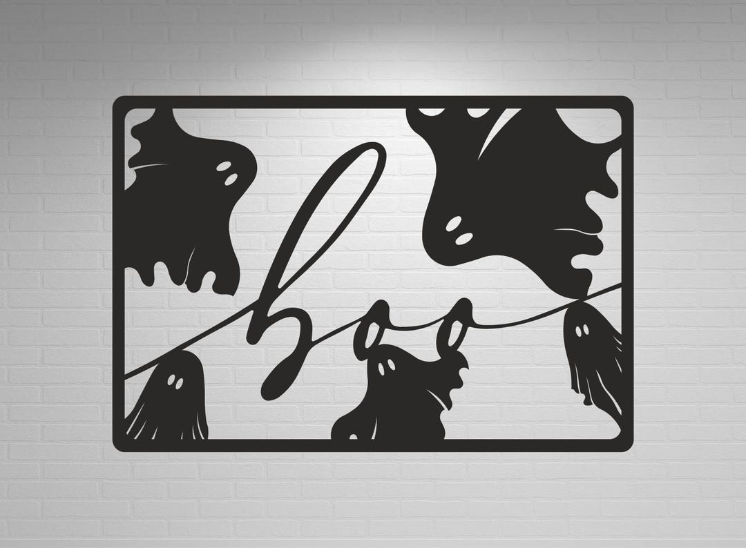Halloween Laser Cut Print File | Dxf Dwg Svg Cdr | Digital Download for ...