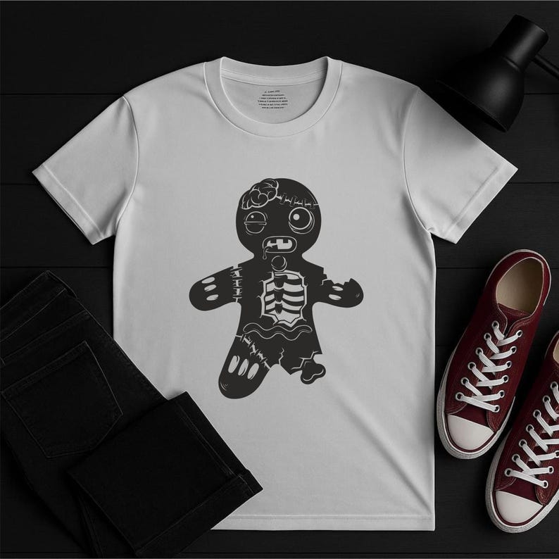 Halloween Zombie Gingerbread Man SVG, Laser Cut Files (digital Download ...