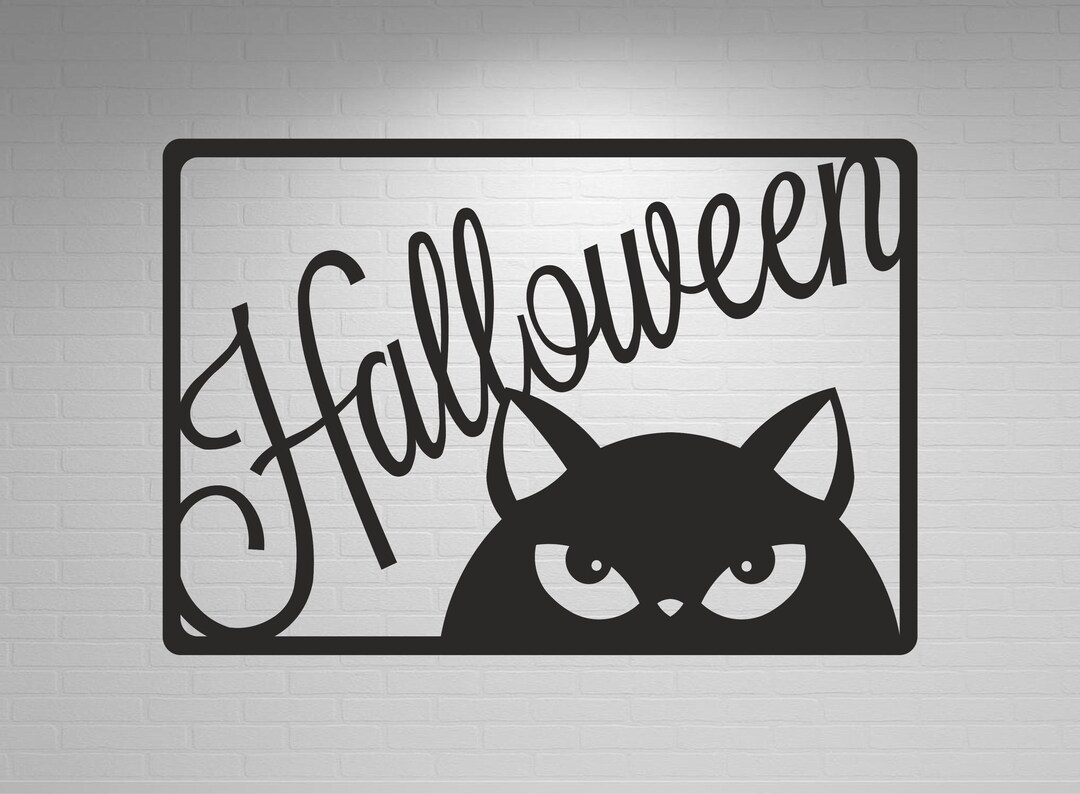 Halloween Laser Cut Print File | Dxf Dwg Svg Cdr | Digital Download for ...