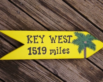 Key West Directional Sign - Etsy