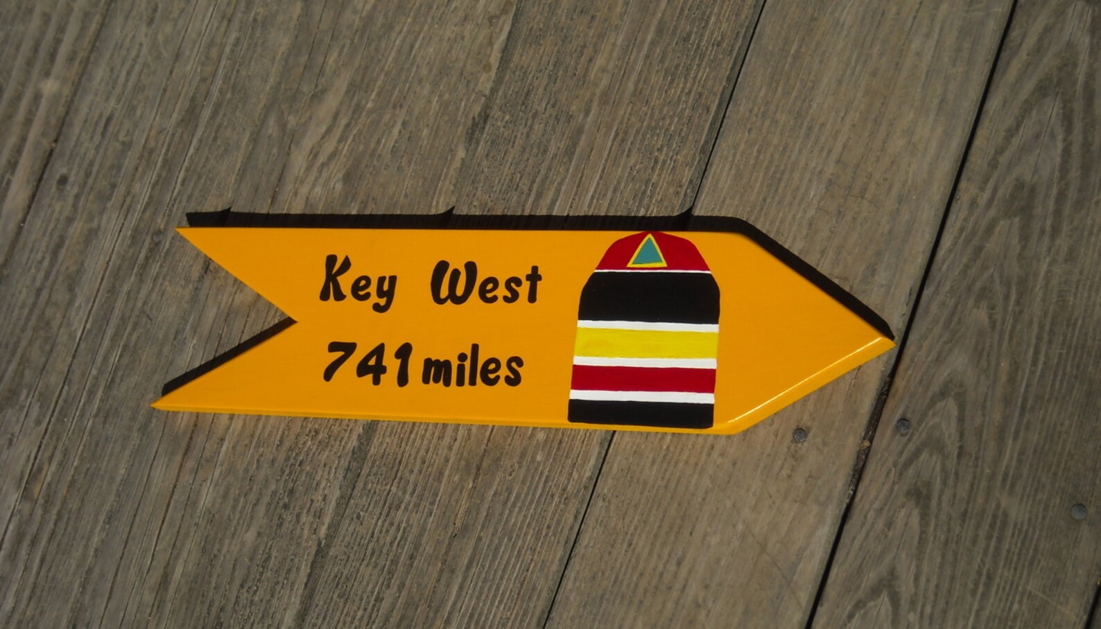 KEY WEST SIGN Personalized Directional Handpainted Key West | Etsy