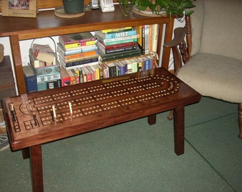 Cribbage Board Table | Etsy