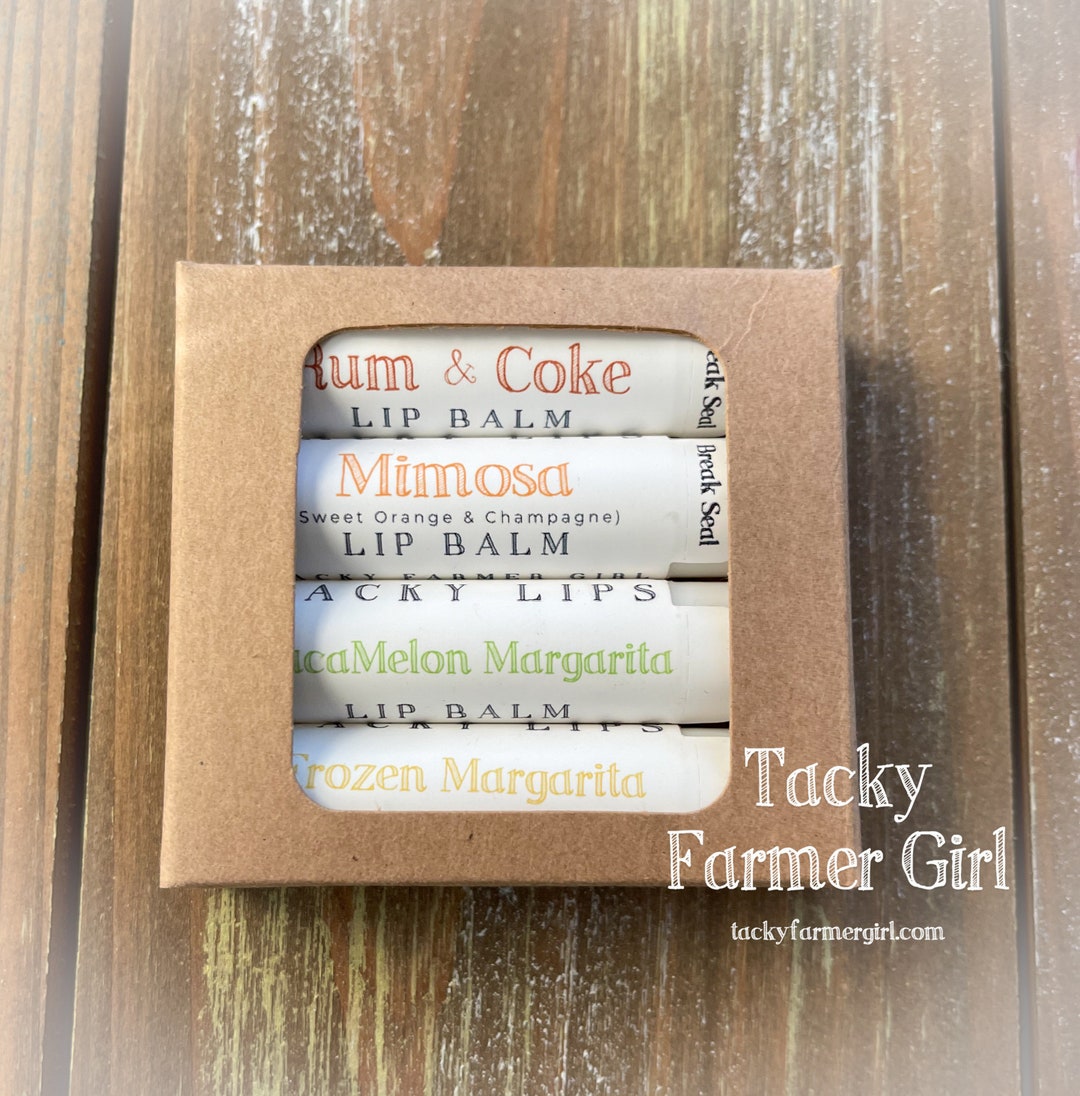 Tacky Lips -- Lip Balm | Cocktails Themed Lip Balms | Gift for Her or ...