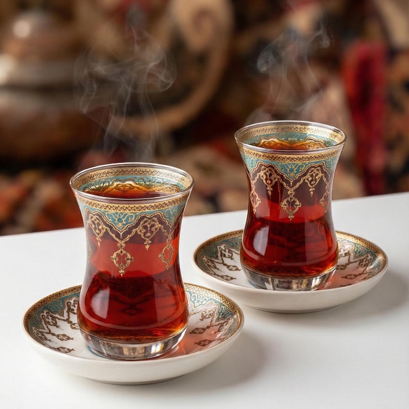 Turkish Tea Cups Sets - Etsy UK