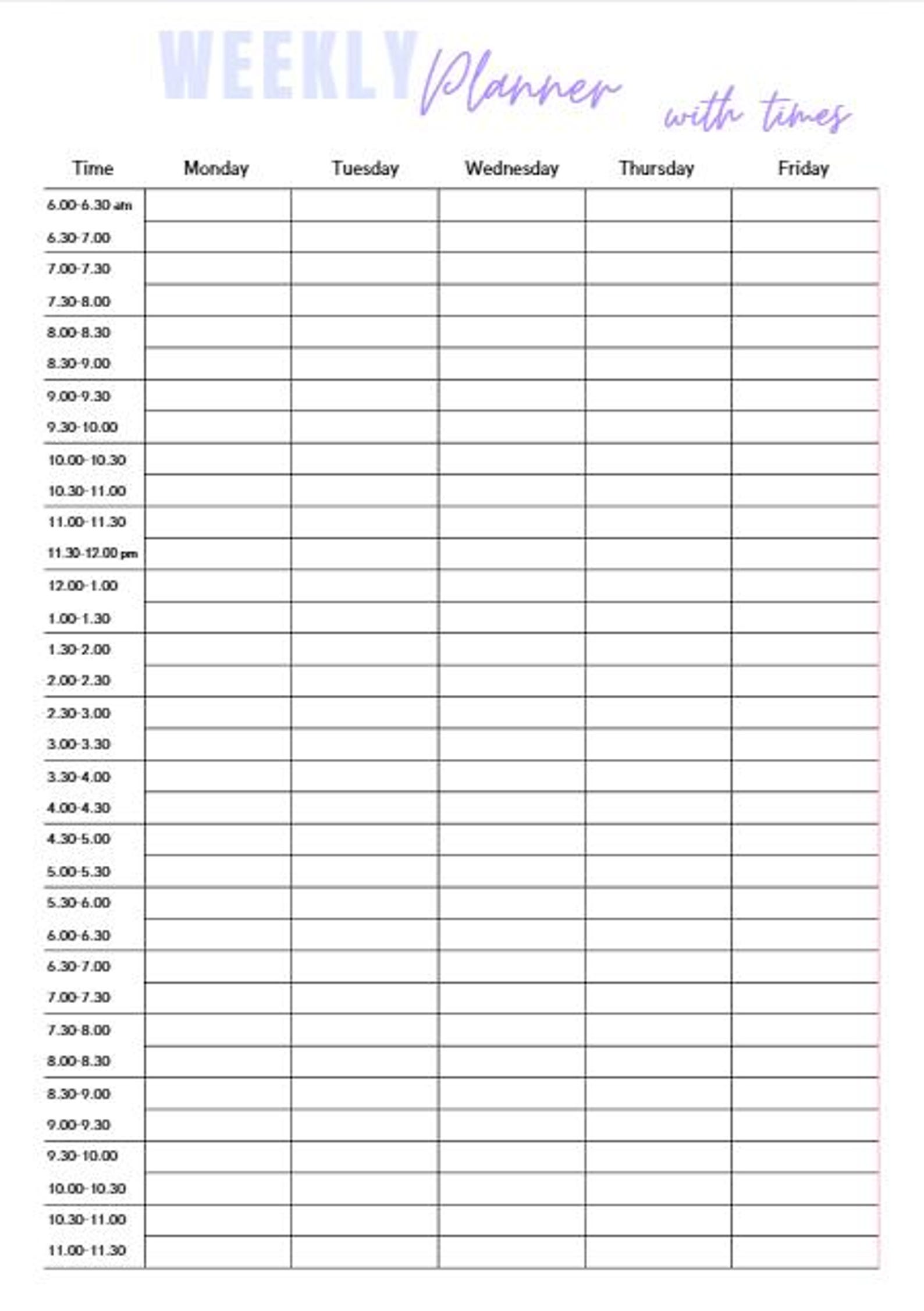 Organised Chaos Yearly Planner - Etsy UK