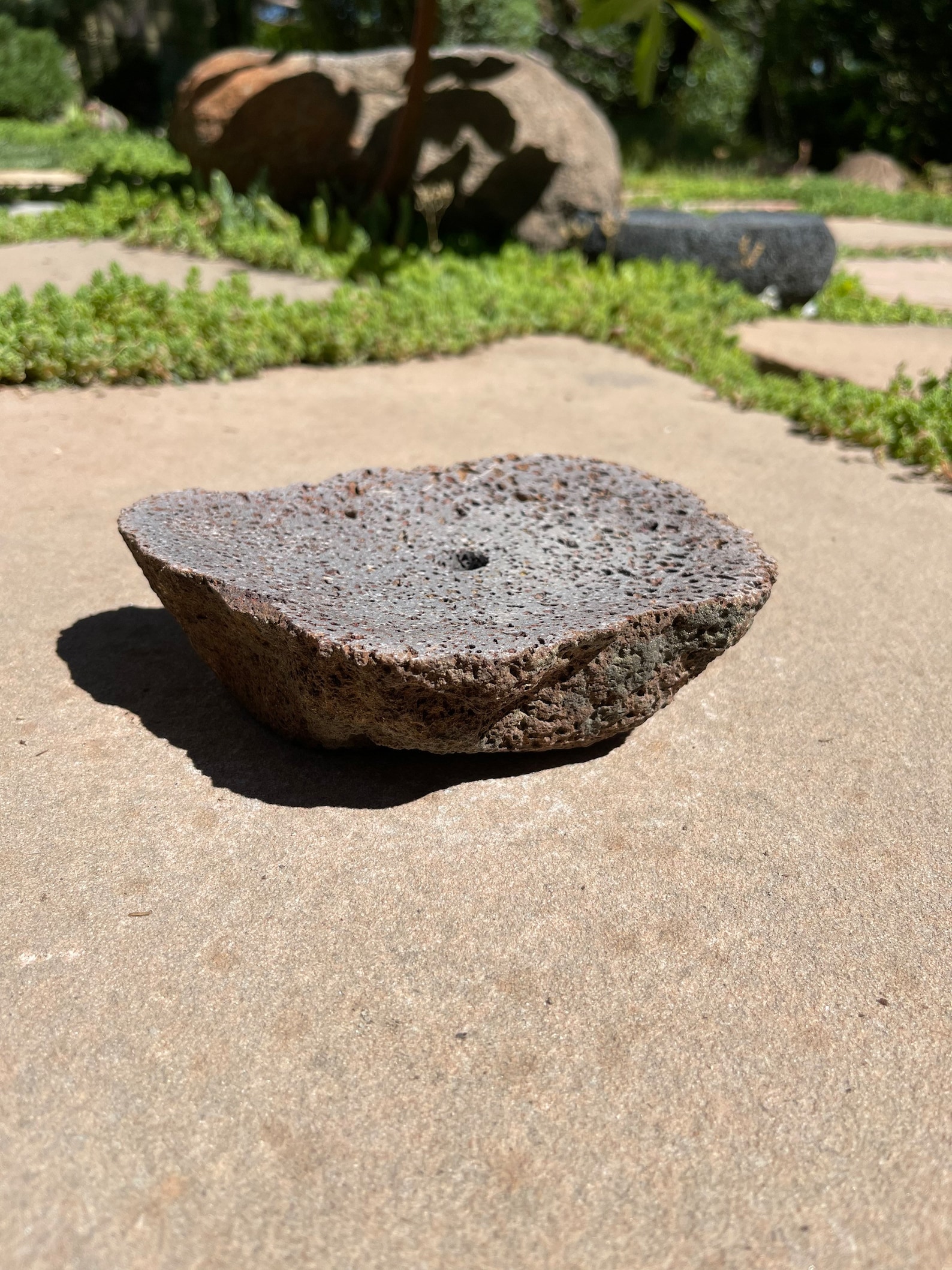 Rock Water Fountain Bird Bath Fountain Rock Garden - Etsy