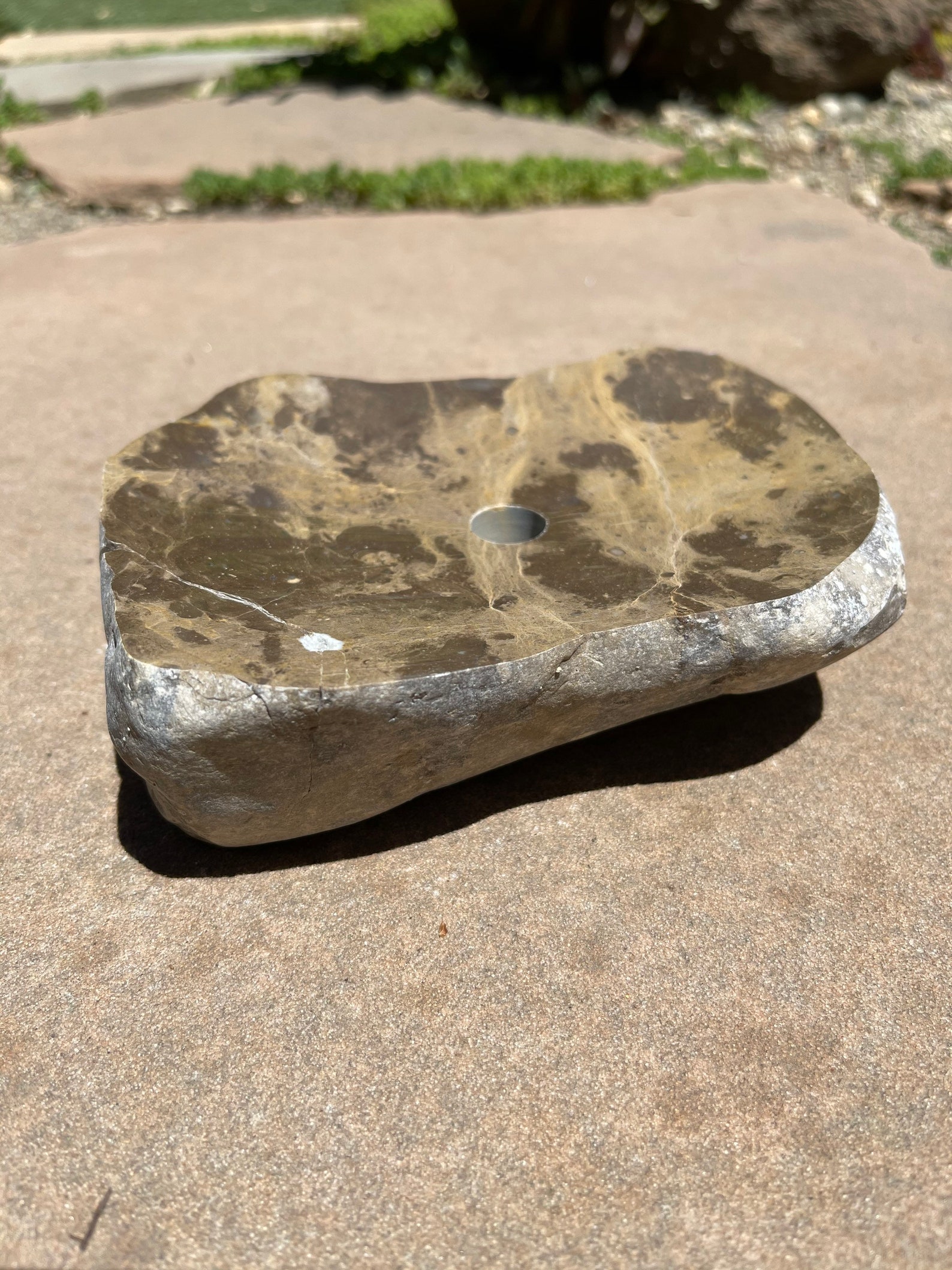 Polished Rock Water Fountain Bird Bath Fountain Rock - Etsy