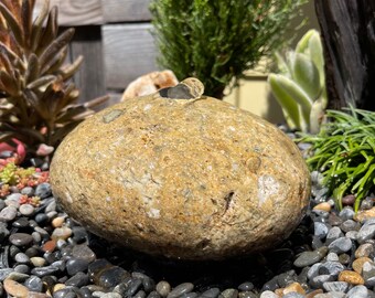 Rock Water Fountain Bird Bath Garden Décor Handmade Garden Ornament ...