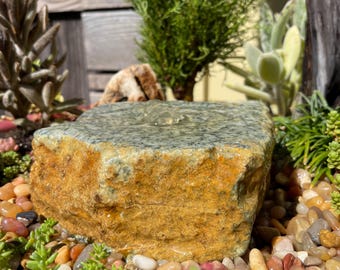 Polished Rock Water Fountain Bird Bath Garden Décor Handmade Garden ...