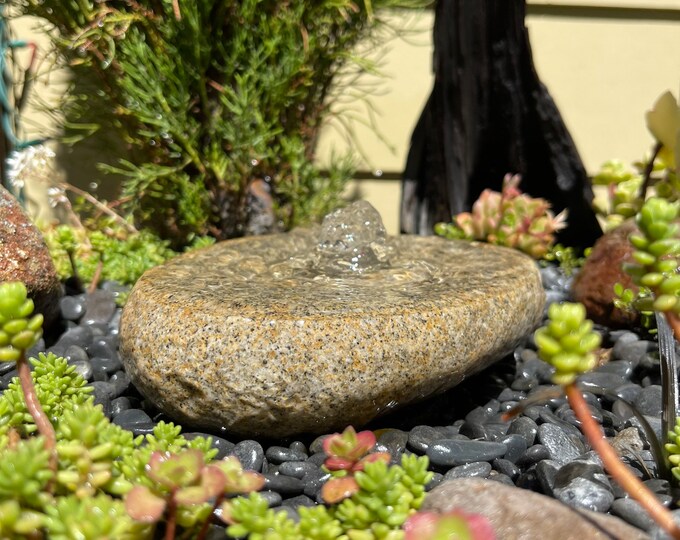 Polished Rock Water Fountain Bird Bath Fountain Rock - Etsy