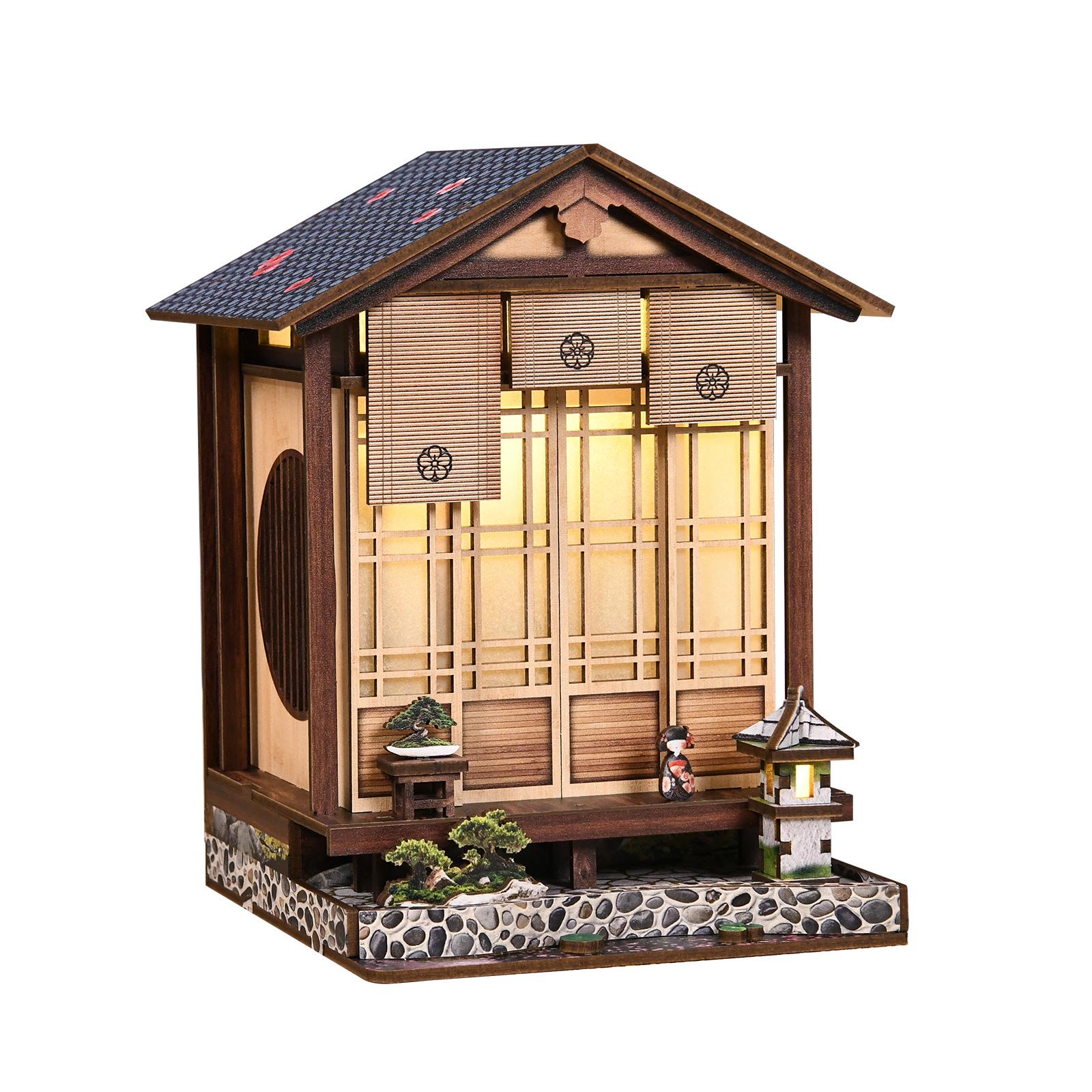 Japanese Tea House DIY Dollhouse Kit – Handmade Miniature House Book ...