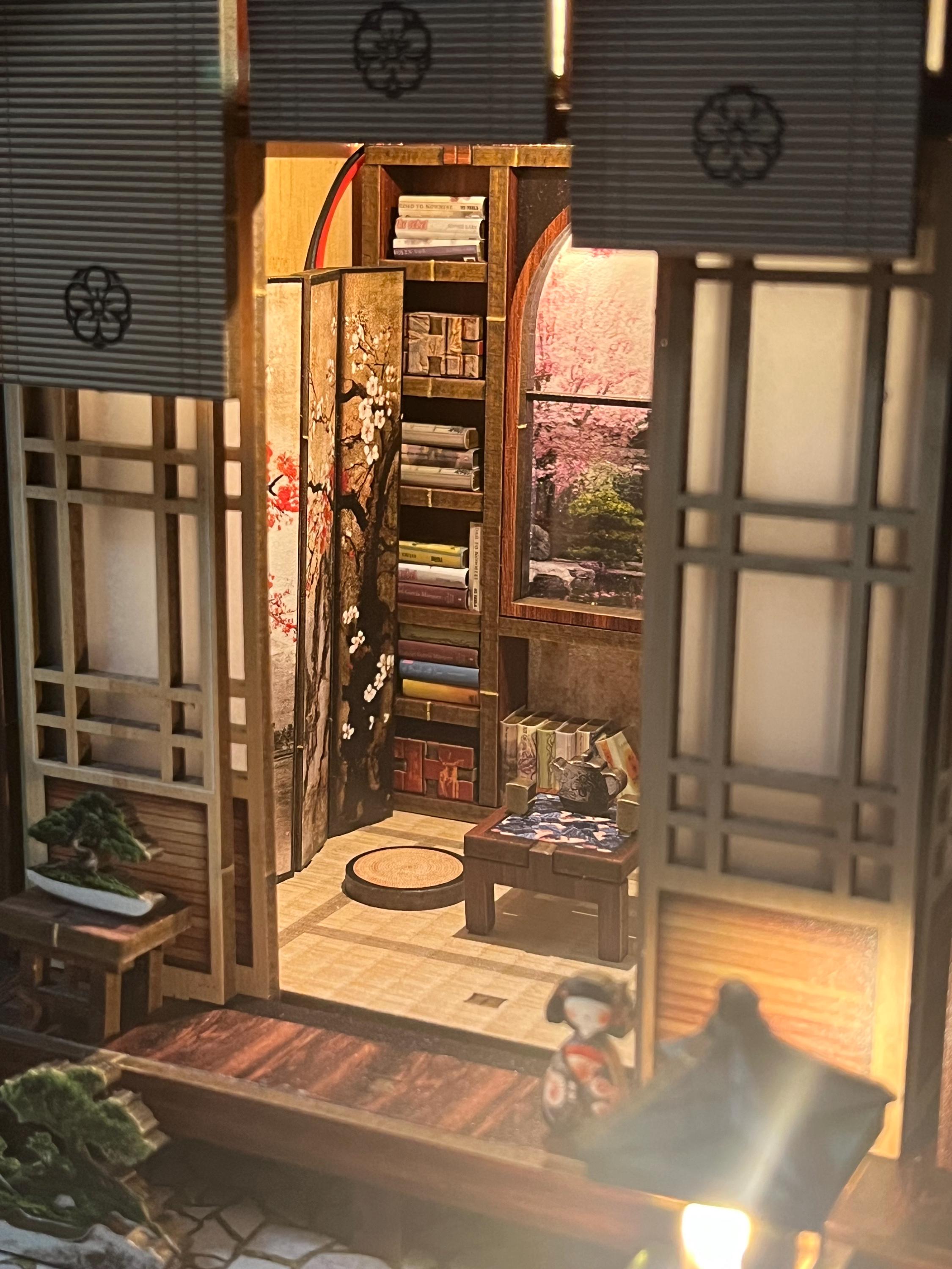 Japanese Tea House DIY Dollhouse Kit – Handmade Miniature House Book ...