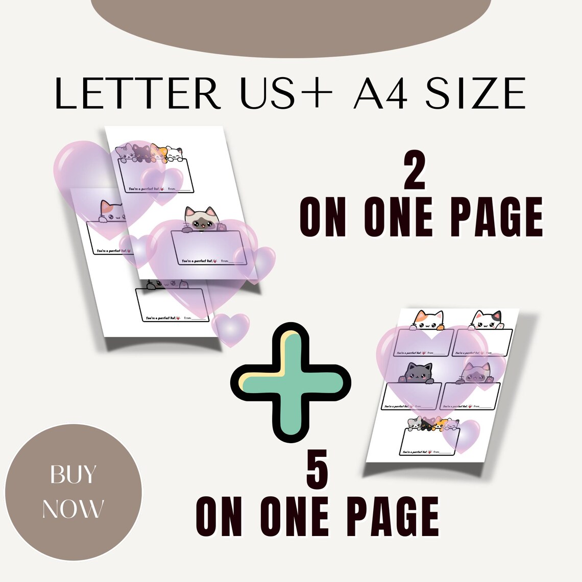 Printable Cat Valentine Favor Tag, Kitkat Chocolate Treat Tags ...