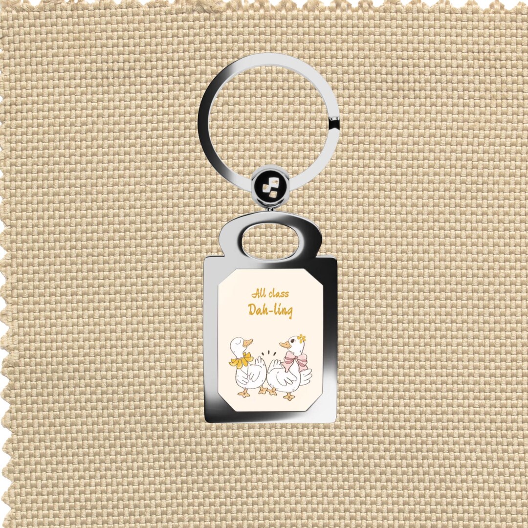 All Class Dah-ling Keyring | Bestie Gift | Duck Lover | the Dah-ling ...
