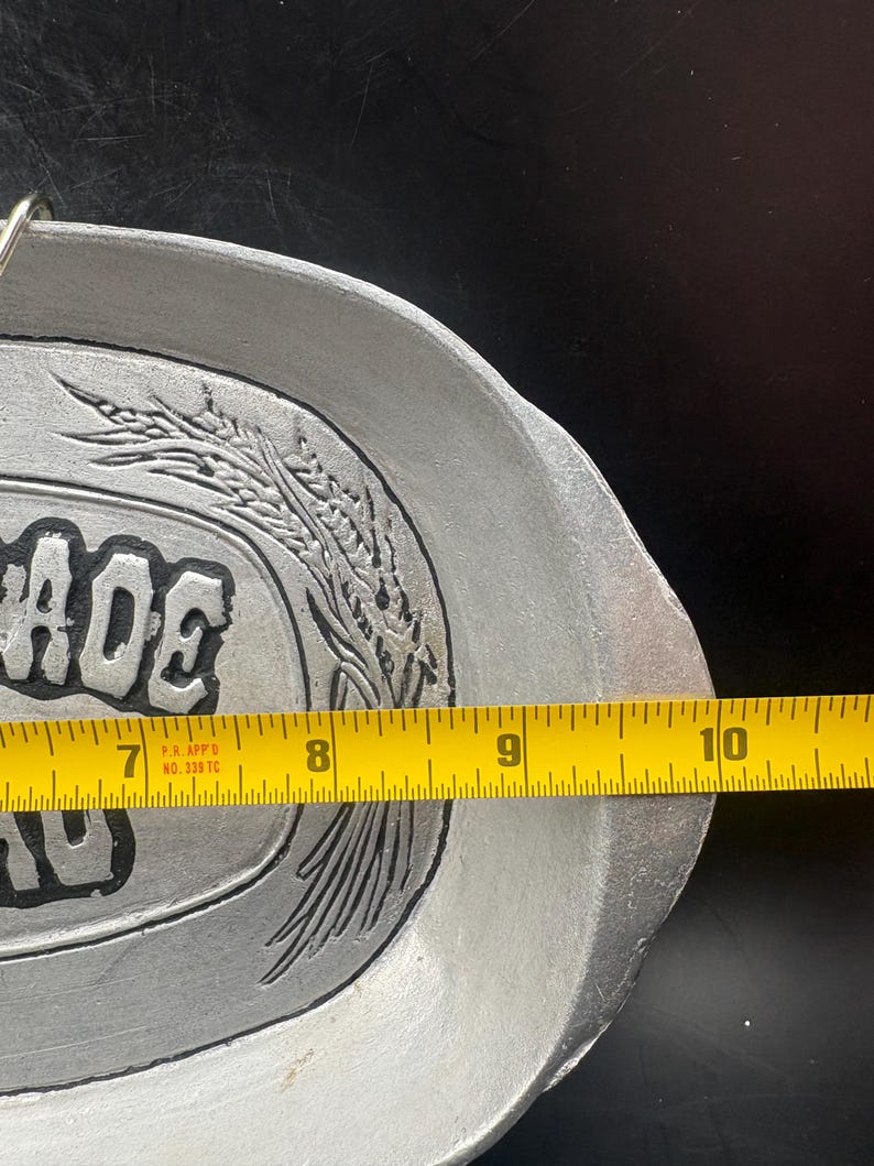 Vintage Aluminum “homemade Bread” Wall Hanging Tray | Rustic Farmhouse ...