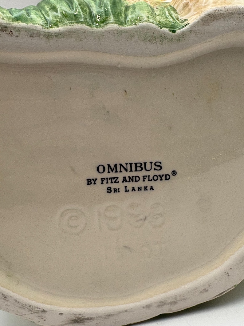 Vintage Fitz and Floyd Omnibus Bunny Teapot | 1988 Rabbit Teapot ...