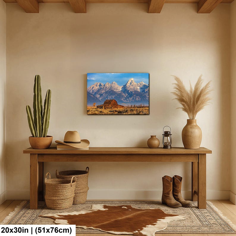 Mormon Row Barn – Grand Teton National Park Landscape Photography Print ...