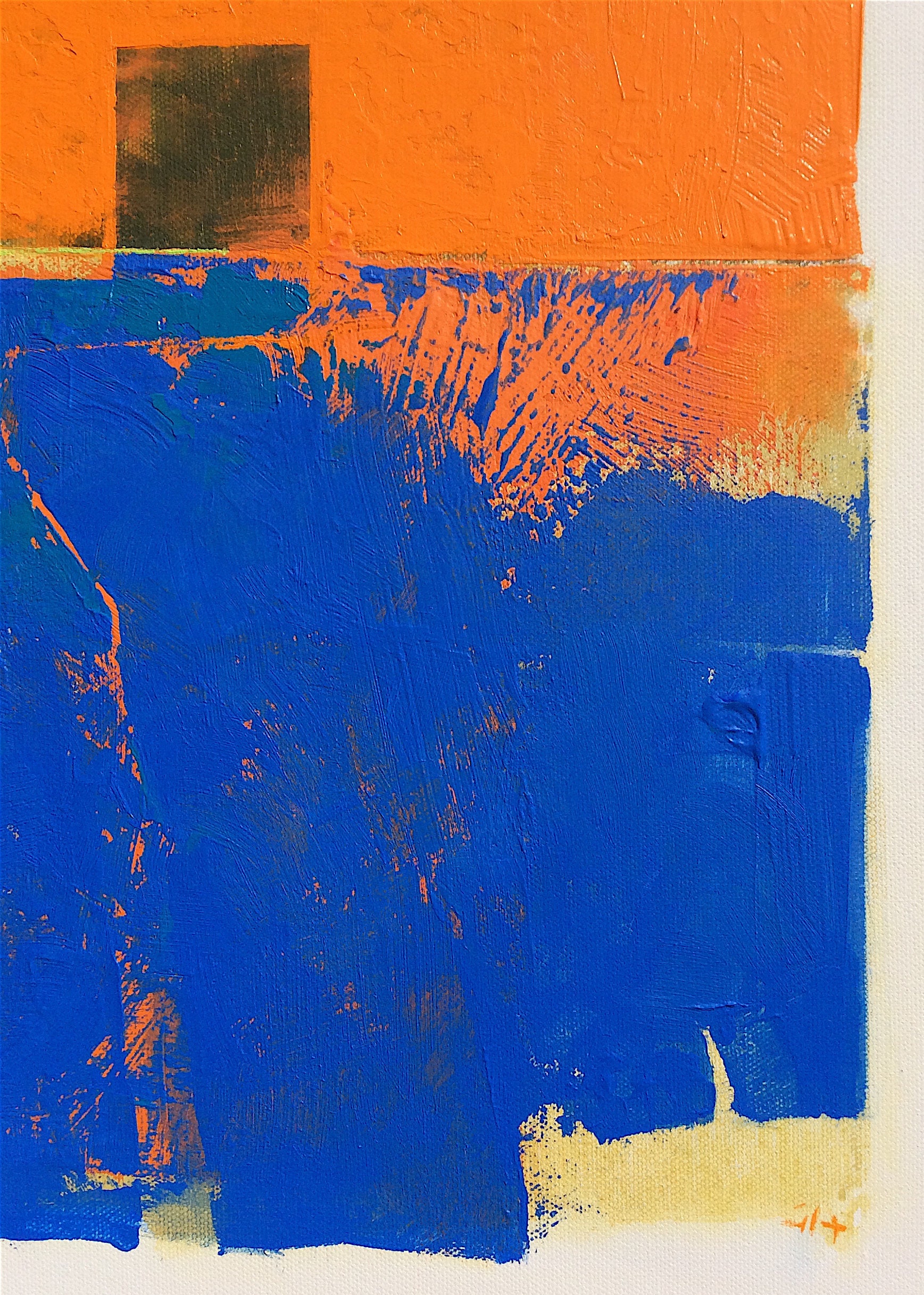 Composition With Orange - Etsy