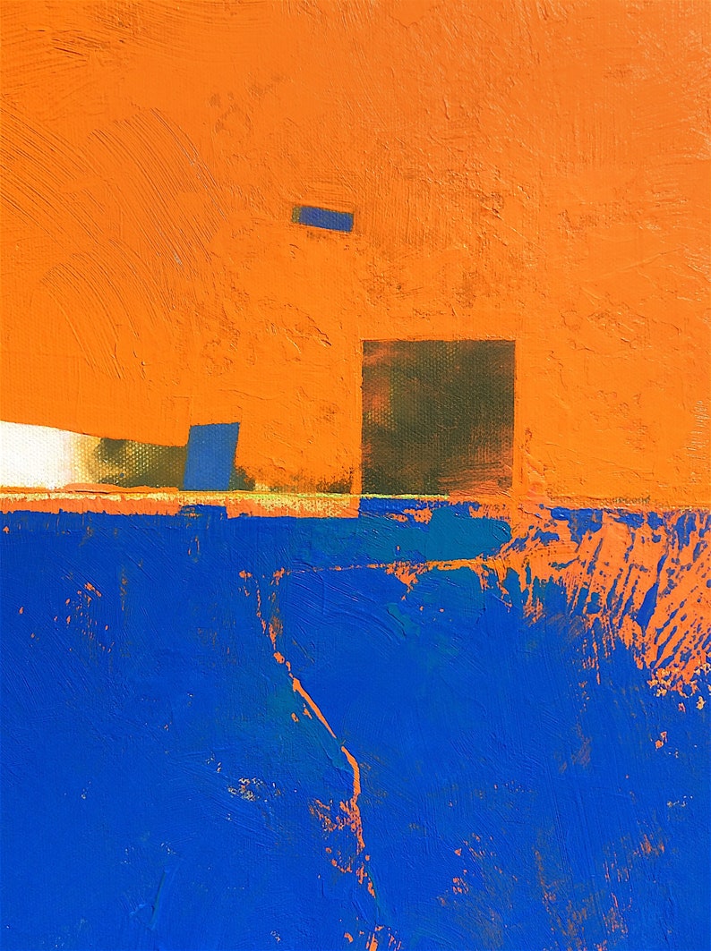 Composition With Orange - Etsy
