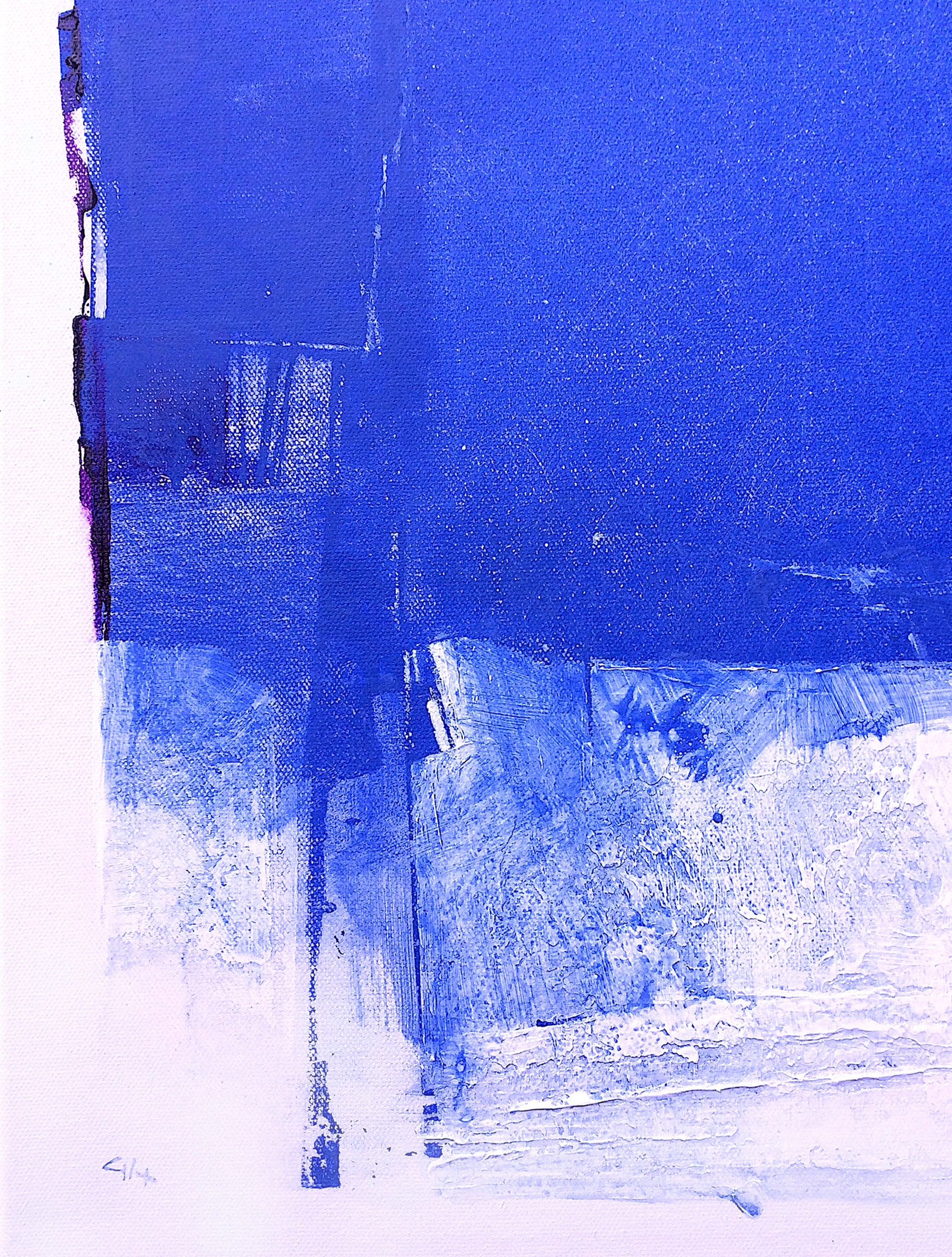 Blue Structure - Etsy