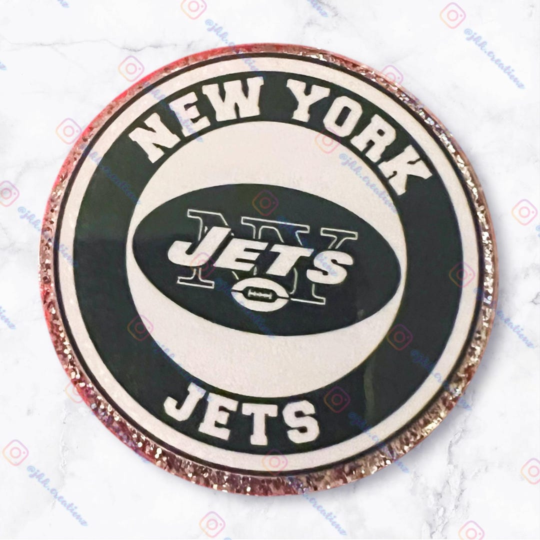 New York Jets Acrylic Flatback for DIY Crafts - Etsy
