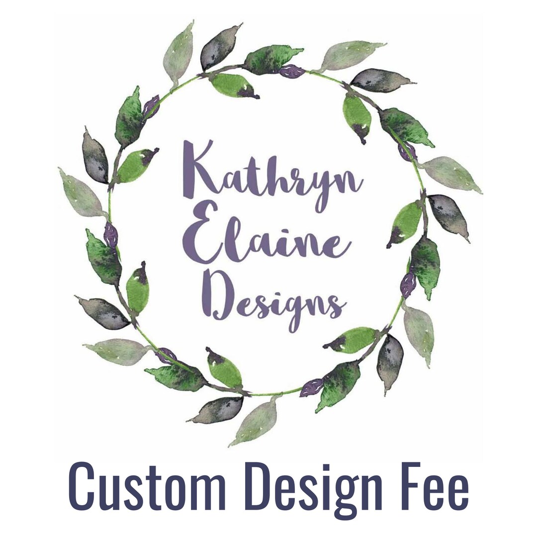 Custom Design Fee - Etsy