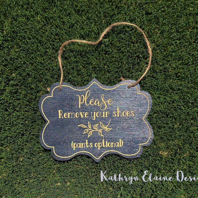 No Shoes Funny Sign - Etsy