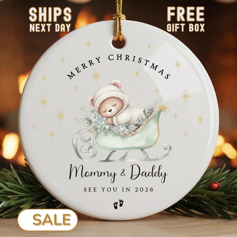 Expecting Ornament - Etsy