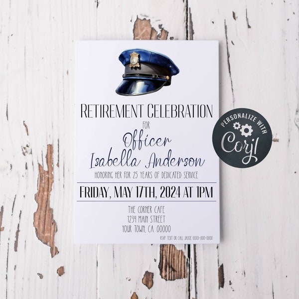 Retirement Flyer - Etsy