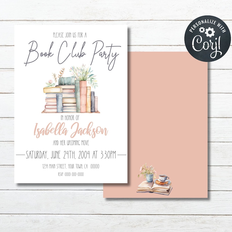 Book Theme Party - Etsy