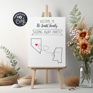 Editable Going Away Party Welcome Sign - Etsy