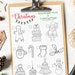 Printable Holiday Scavenger Hunt, Christmas Coloring Page, Advent ...