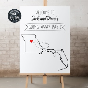 Editable Going Away Party Welcome Sign - Etsy