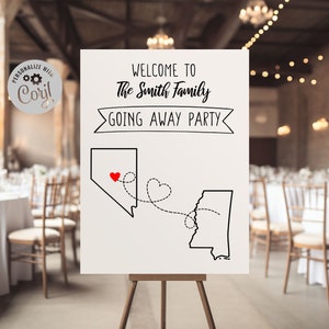 Editable Going Away Party Welcome Sign - Etsy