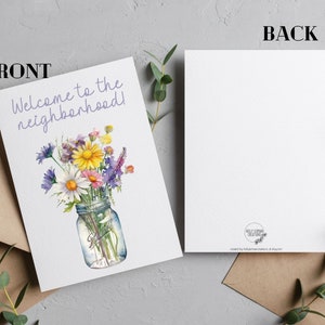 Welcome to the Neighborhood Printable Card, Housewarming Greeting Card ...